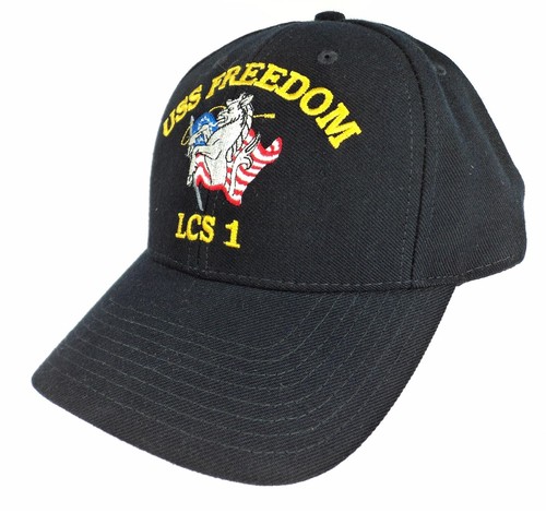USS Freedom LCS 1 Strapback Trucker Hat - Made in the USA - Excellent ...