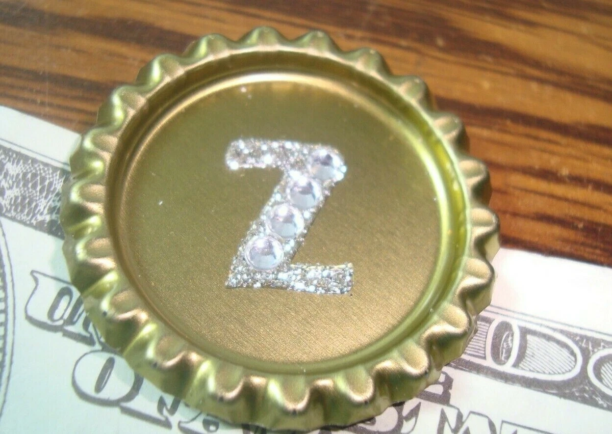 Bottle Cap Initial