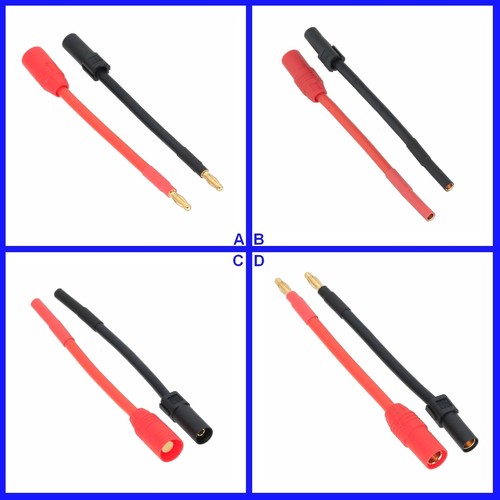 AS150 XT150 to 4mm Banana 10AWG 4inch Cable Adapter For DJI Battery ...
