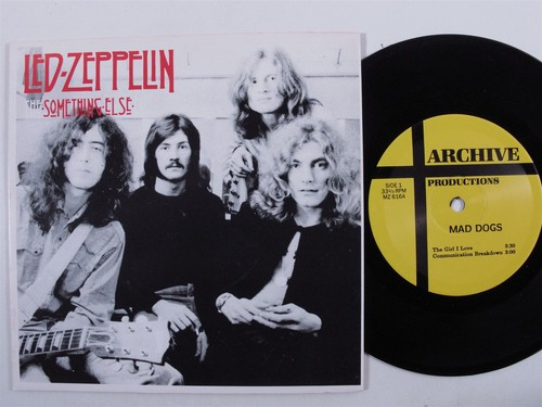 Rock 45 LED ZEPPELIN The Something Else ARCHIVE VG+ 4 song ep picture ...