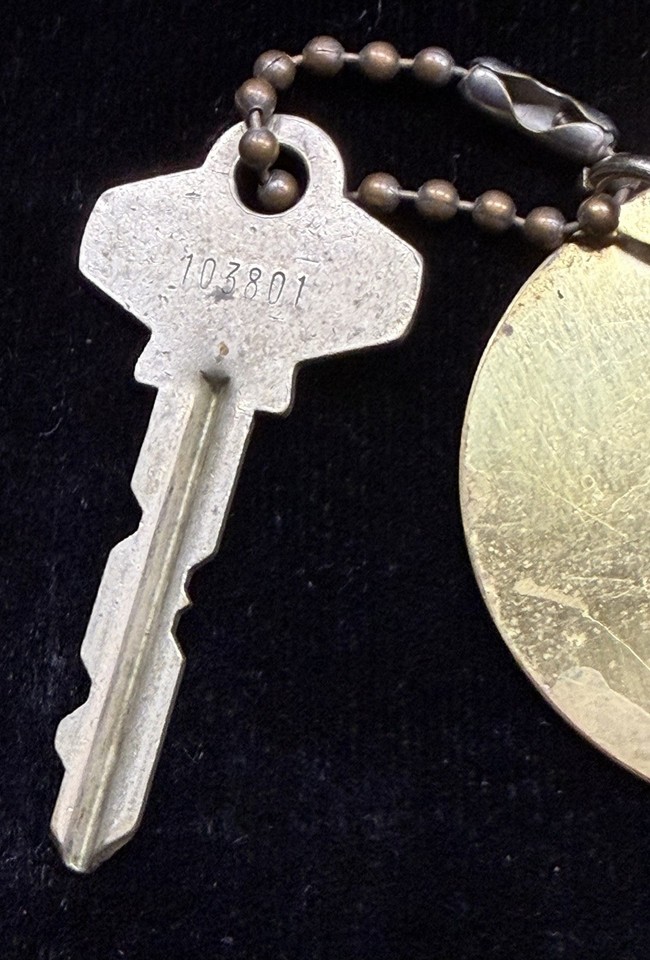 VTG MUSTANG RANCH CRIB NO 3 ASK FOR ELAINE SPARKS NEVADA NV BRASS KEY ...