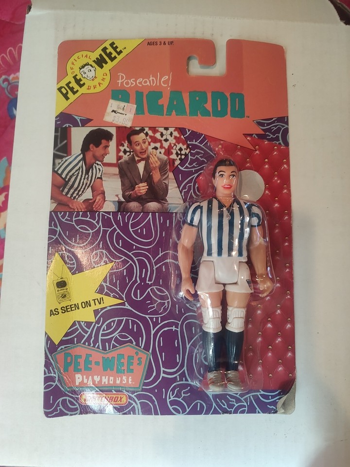 1988 Matchbox Ricardo Pee-Wee's Playhouse 6" Poseable Action Figure New ...