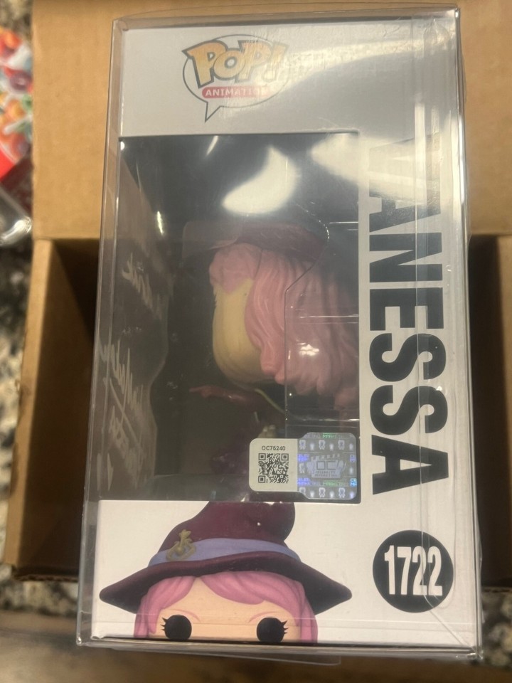 Signed Lydia Mackay Funko Pop! Black Clover: Vanessa #1722 w/Quote OCC ...