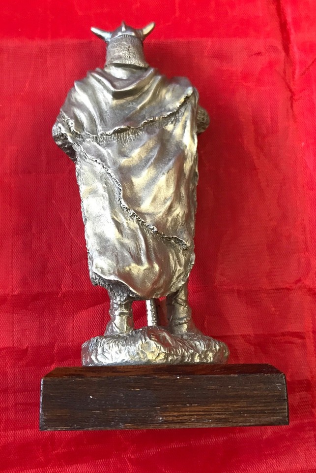 Erik Le Rouge Erik The Red Norwegian Viking 5" Statue W Wooden Base | eBay