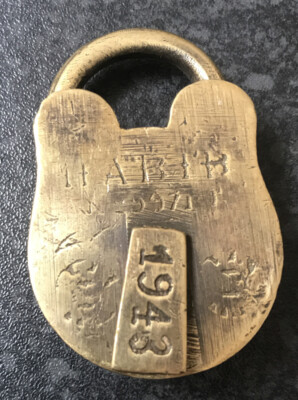 Hand Made Brass Padlock - No Key (17) | eBay UK
