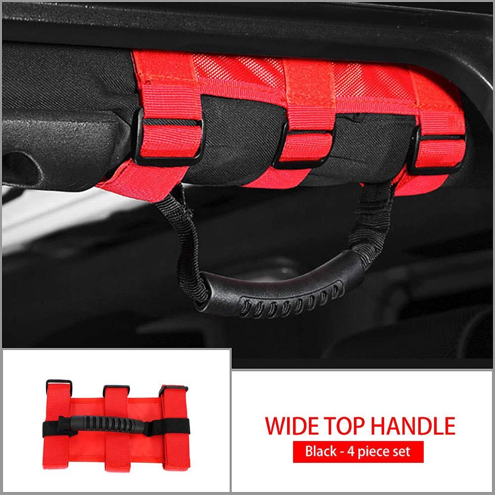 4X Roll Bar Grab Handles Grip Handle for Jeep Wrangler YJ TJ JK JK JL ...