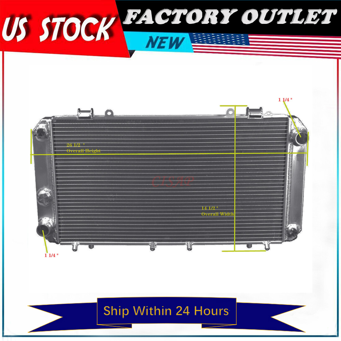 2Rows All Aluminum Radiator Fit For Toyota MR2 AW11 MK1 1.6L 1984-1989 ...