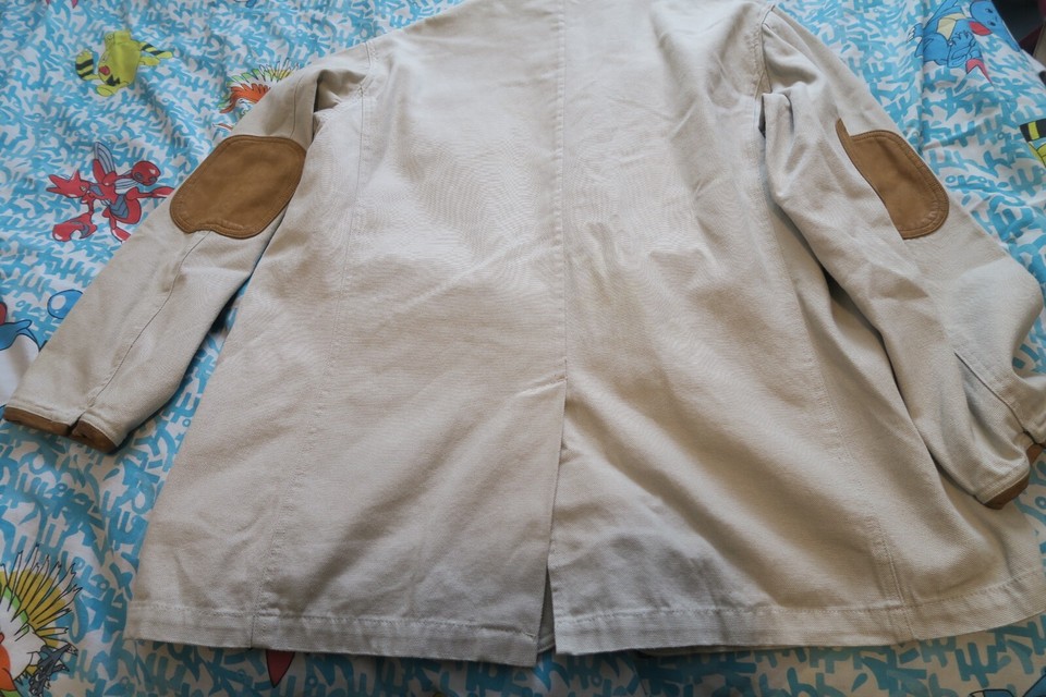 VTG Orvis Zambezi Safari Jacket Mens Khaki Canvas Cotton Mesh Elbow ...