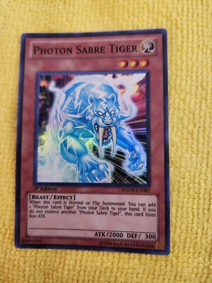 Yu-Gi-Oh! TCG Photon Sabre Tiger Photon Shockwave PHSW-EN081 1st ...