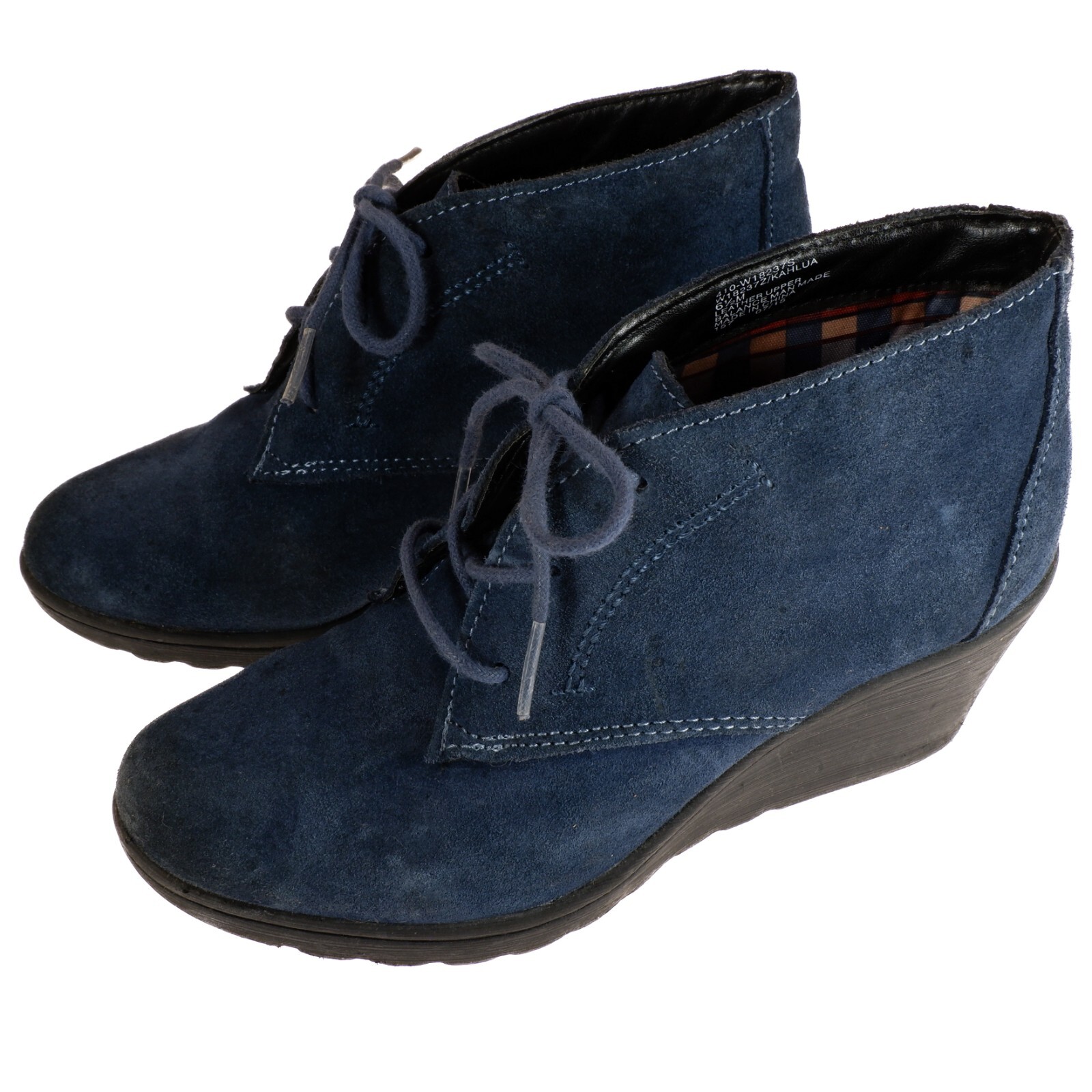 white mountain womens kahlua wedge booties 6.5M blue … - Gem