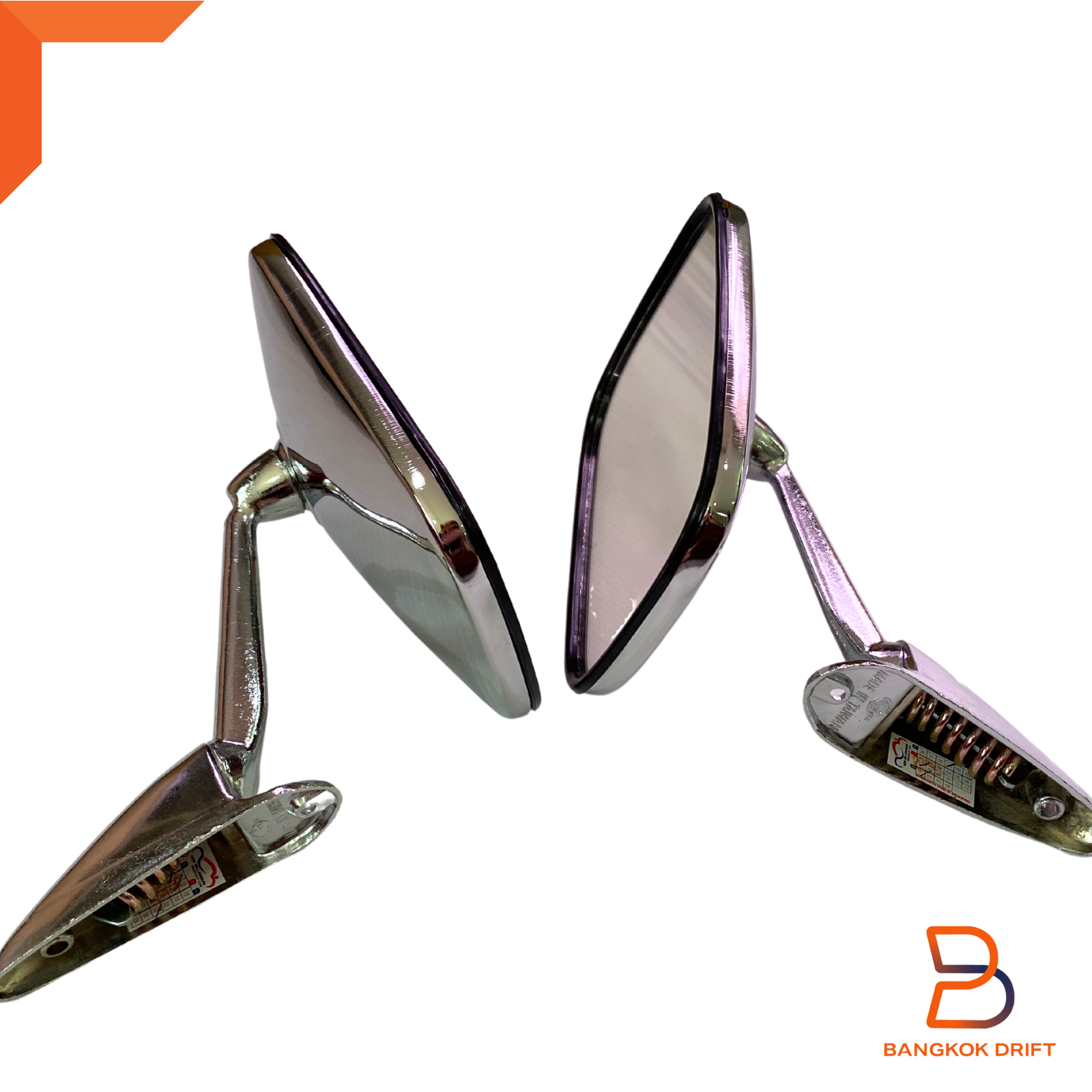 Chrome Fender Door Wing Mirrors For Ford F-100 F-Series Ranger 62-72 ...