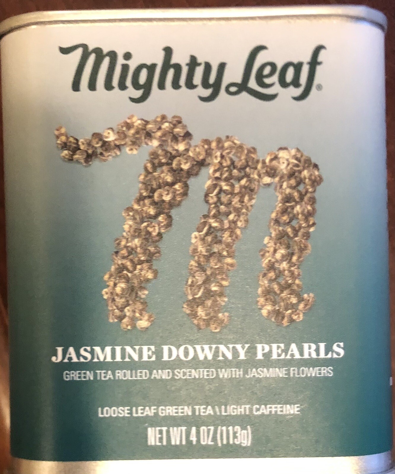 Mighty Leaf Tea - Jasmine Downy Pearls Tin, 4oz (112g) - SEALED AND NEW ...