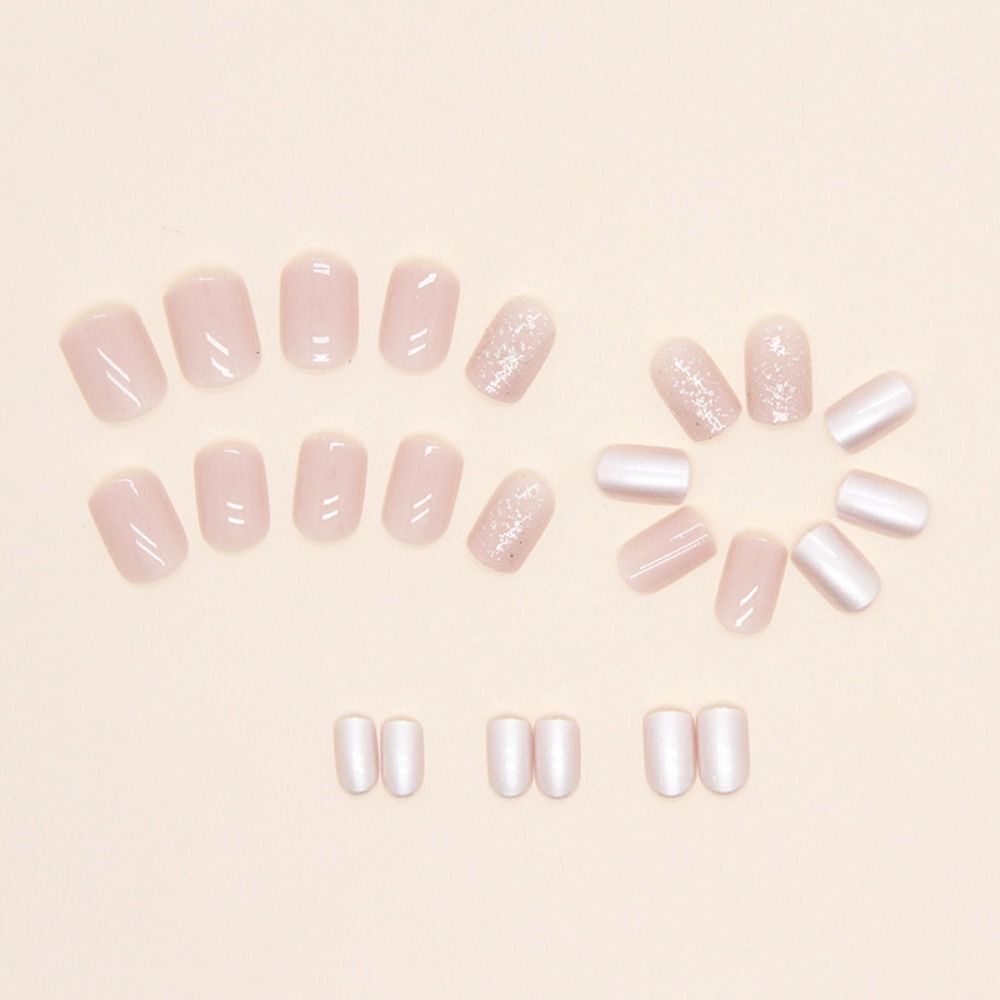 Short False Nails French Nail Tips Fashion Fake Nails for DIY | eBay