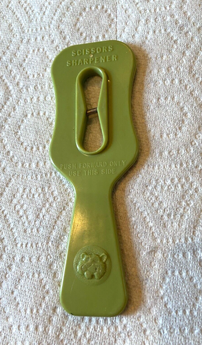 Vintage Advertising Green Plastic Esso Gasoline Promo Scissors ...