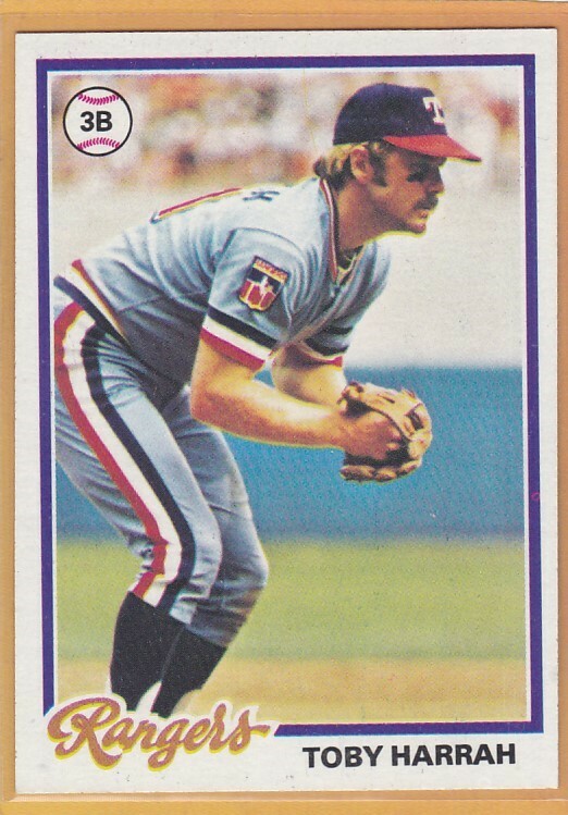 1978 TOPPS BASEBALL TOBY HARRAH #44 RANGERS EXMT *92907 | eBay