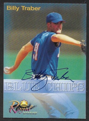 2001 ROYAL ROOKIES BC 04 Billy Traber NEW YORK METS SIGNED AUTOGRAPH ...