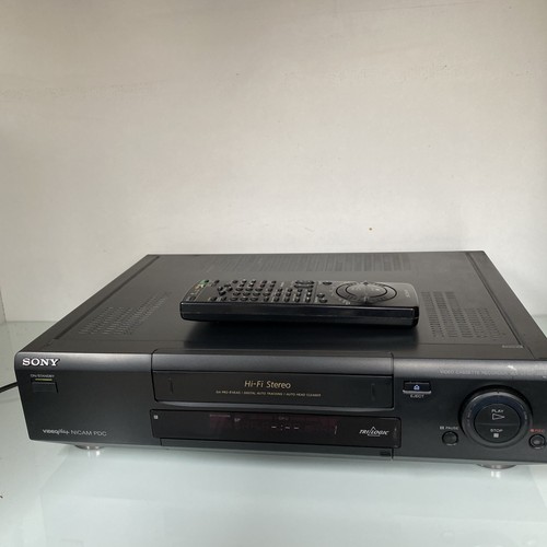 SONY Video Player VHS Recorder SLV-E710 Nicam with power, remote ...