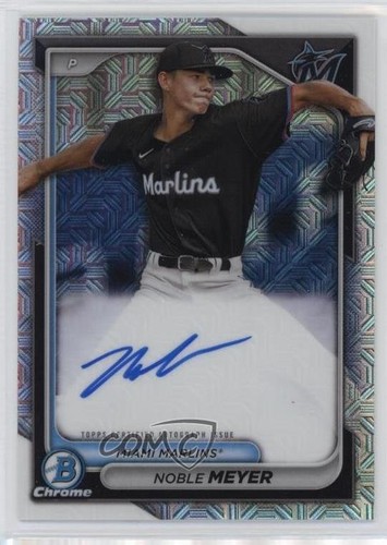 2024 Bowman Chrome - Mega Box Chrome Prospect Mojo Autographs Noble ...