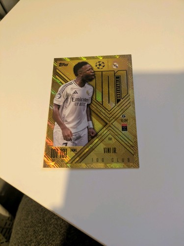 VINI Jr Topps Match Attax Extra 2024 25 101 Unbeatable 100 Club Real ...