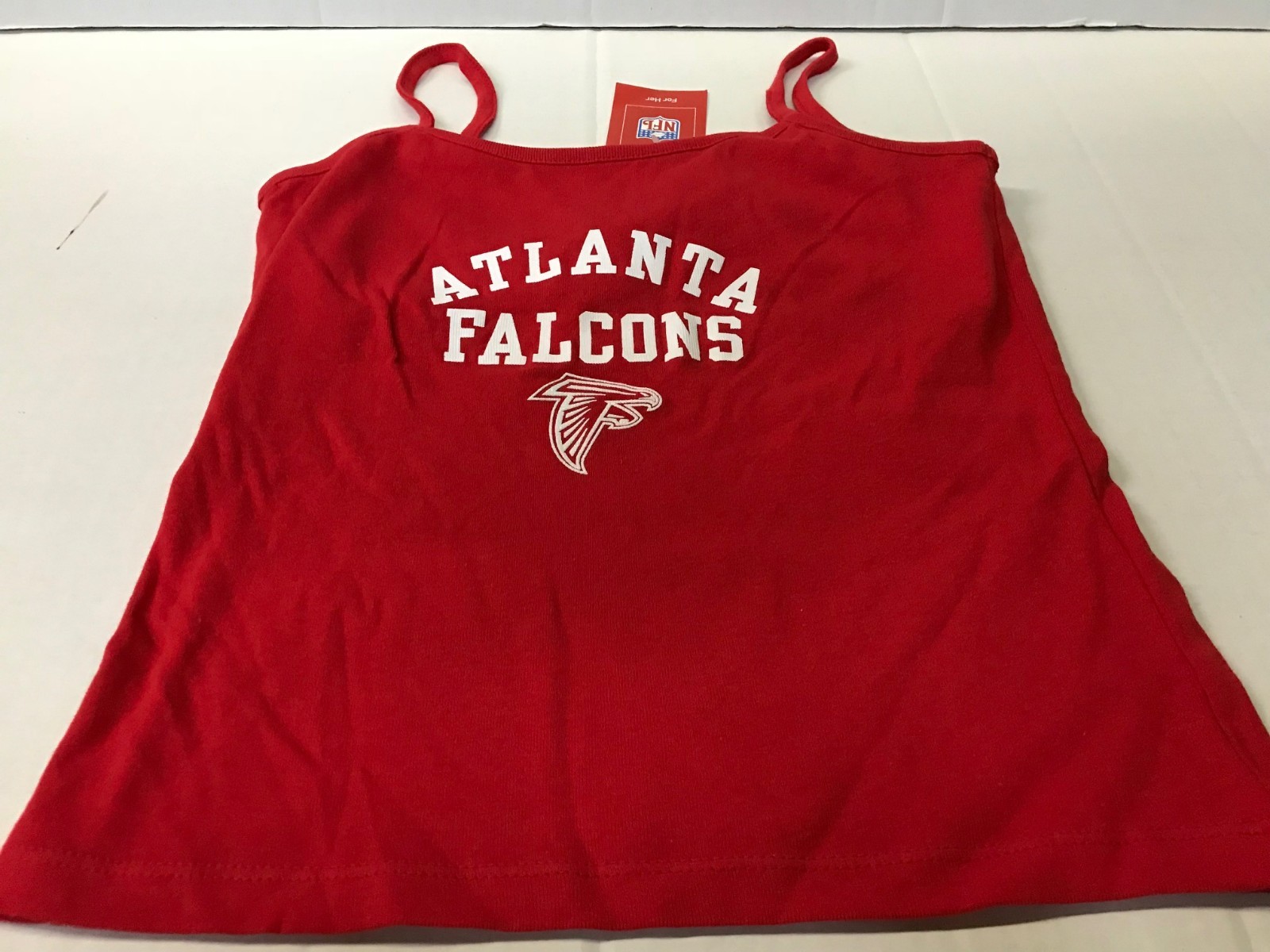 Atlanta Falcons NFL Women's Red& White Strappy Tank Top For Her Size XL ...
