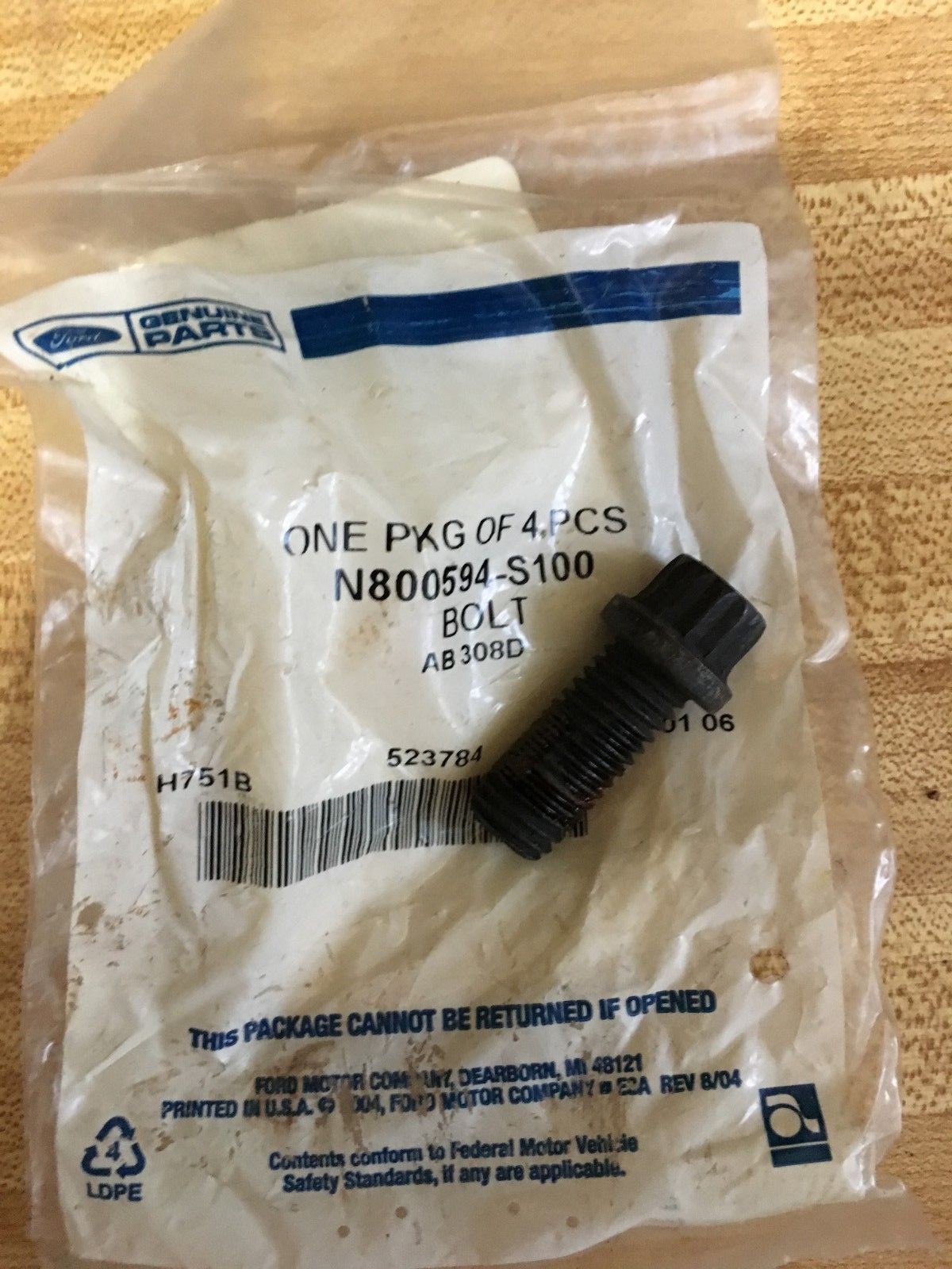 FORD OEM 04-08 F-150 Drive Shaft-Rear-Coupling Bolt N800594S100 | eBay