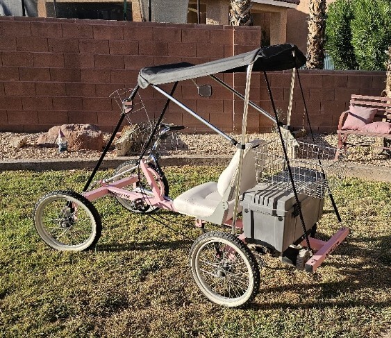 Rhoades car electric quadracycle, single seat, in very good condition ...