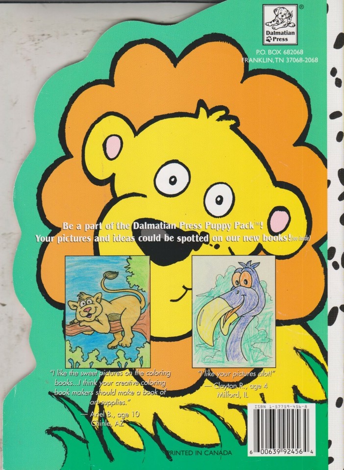 Fun Time Coloring Book Jungle Jive (Softcover: Children's) 2001 | eBay