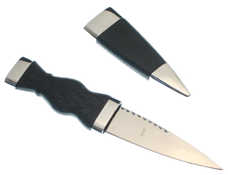 Celtic Scottish Sgian Skean Dubh Dirk Dagger 7" Knife Thistle Design ...