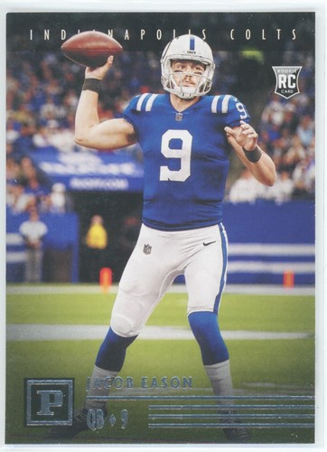 JACOB EASON 2020 PANINI CHRONICLES ROOKIE PANINI #PA-7 RC QTY | eBay
