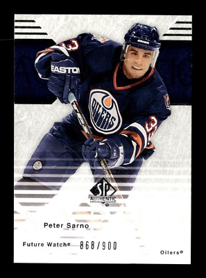 Peter Sarno 2003-04 Upper Deck SP Authentic #132 Future Watch Rookie ...