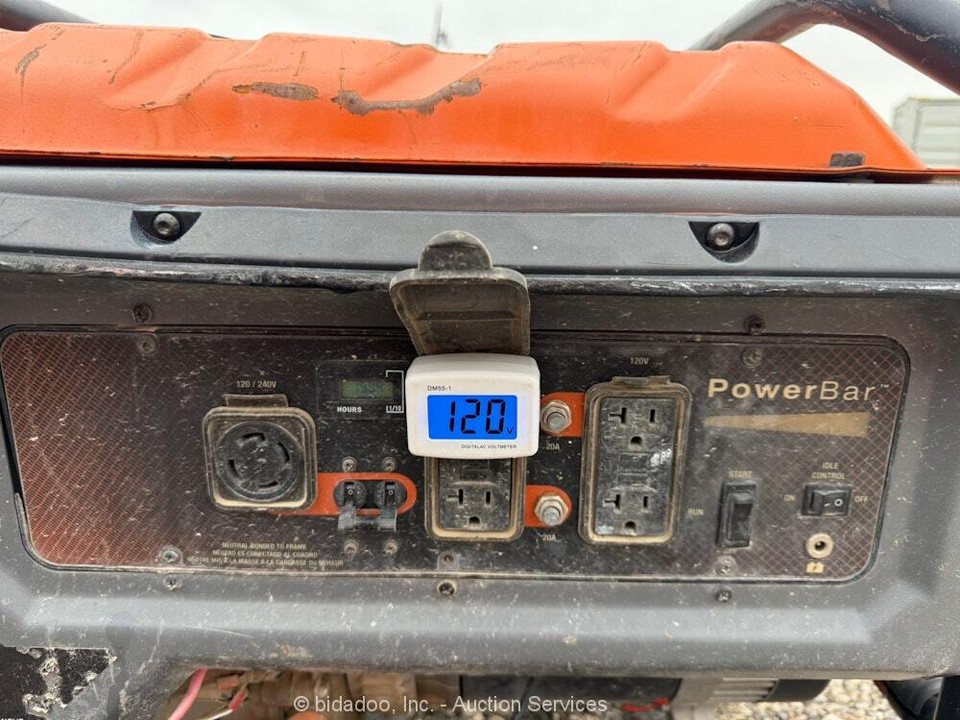 Generac G0064330 8000W Portable Gas Generator Electric Start Generac ...