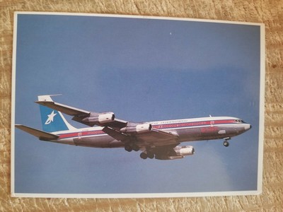 SKYSTAR INTERNATIONAL BOEING 707-321B IN FLIGHT.VTG UNUSED AIRCRAFT ...