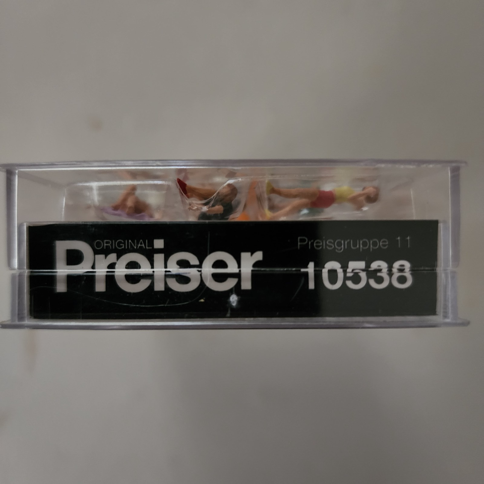 Preiser #10538 Gauge HO - Scale 1:87 - At the campsite NEW | eBay