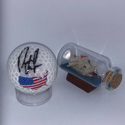 Patrick Reed signed USA Flag Logo Golf Ball JSA COA PGA Masters Winner ...