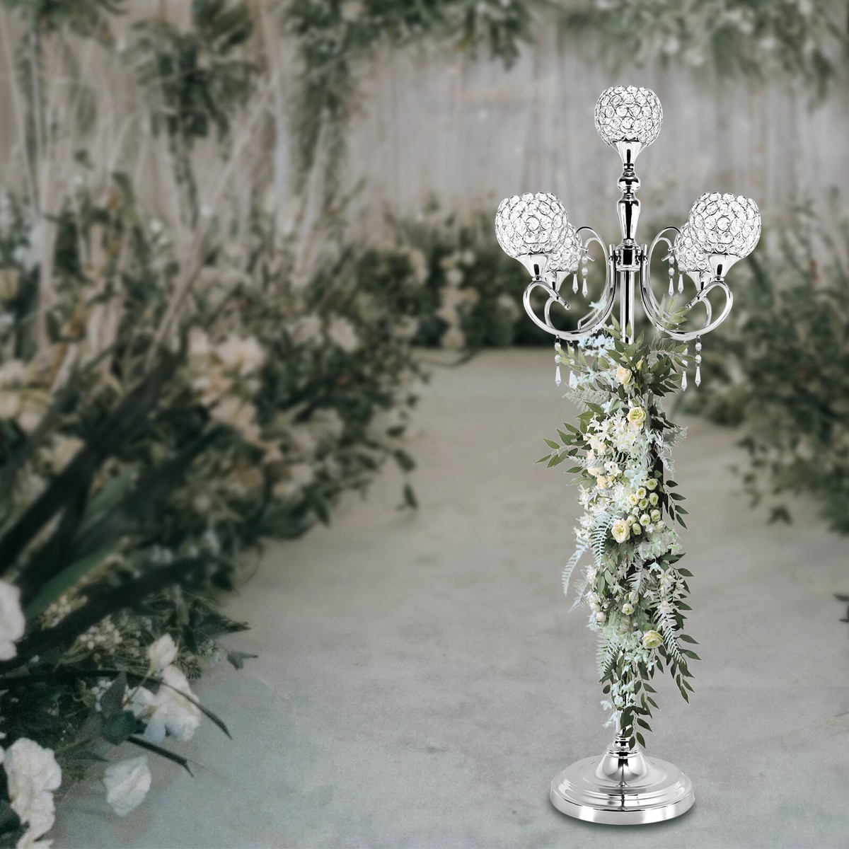 Silver Floor Candelabra Hire Classicc Silver Candelabras For Weddings
