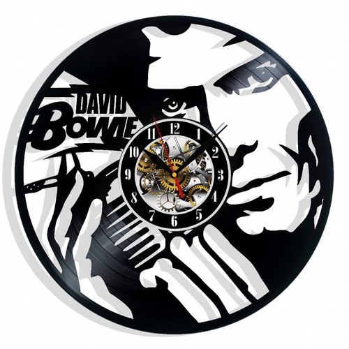 David Bowie Vinyl Wall Clock Gift Birthday Holiday Art Home Room Decor ...