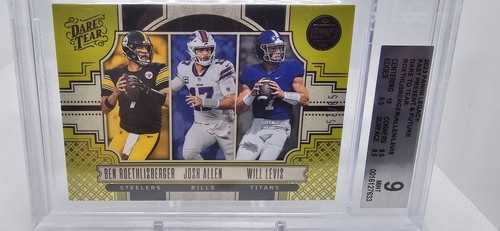 2023 Panini Legacy Dare To Tear Roethlisberger Allen Levis /65 Beckett ...