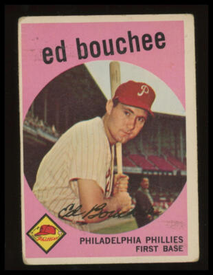 Ed Bouchee 1959 Topps #39 Philadelphia Phillies | eBay