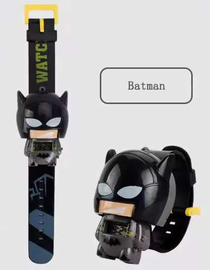 Superhero Comic Kids Digital Wrist Watch Boys Girls Toy Gift Cartoon ...