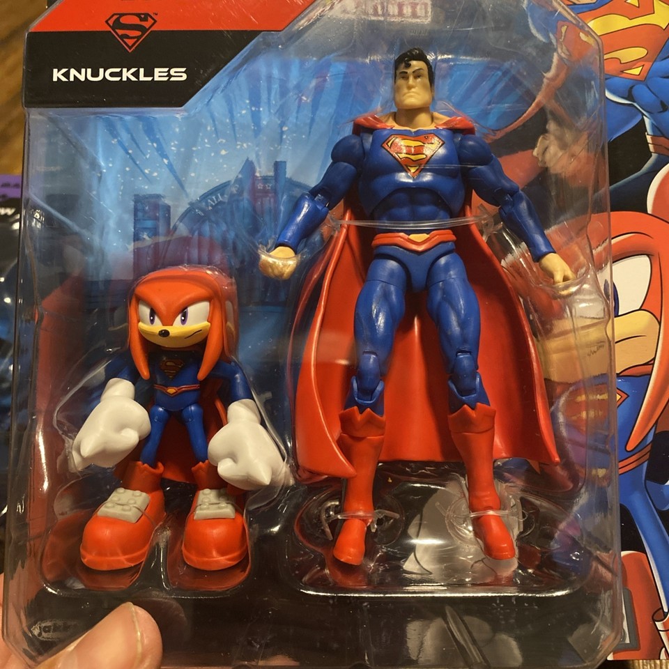 New DC x Sonic The Hedgehog Superman/Knuckles, Batman/Shadow, Cyborg ...