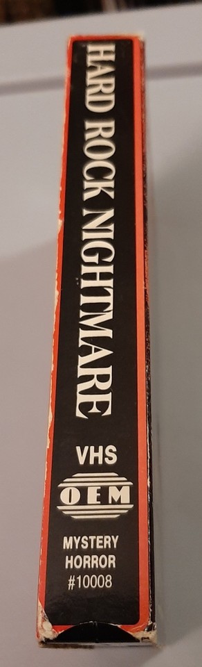 Hard Rock Nightmare VHS RARE OEM Horror Trick Or Treat Terror On Tour ...