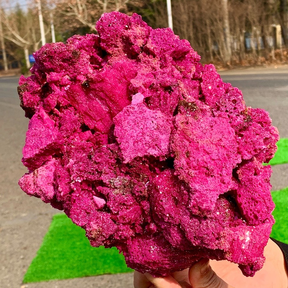 9.52LB Natural Rough Red Corundum Phlogo Pit Mineral Spirits Ruby Raw ...