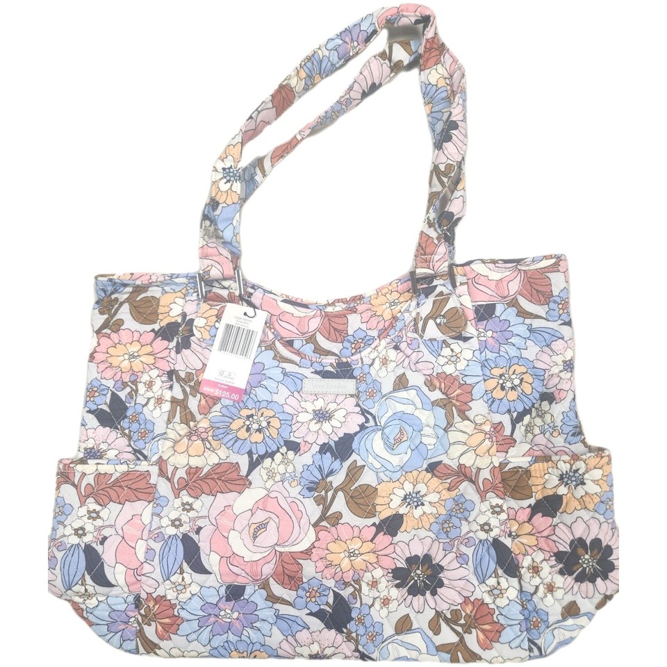 Vera Bradley Large Glenna Aloha Blooms Purse Bag Tote NWT | eBay
