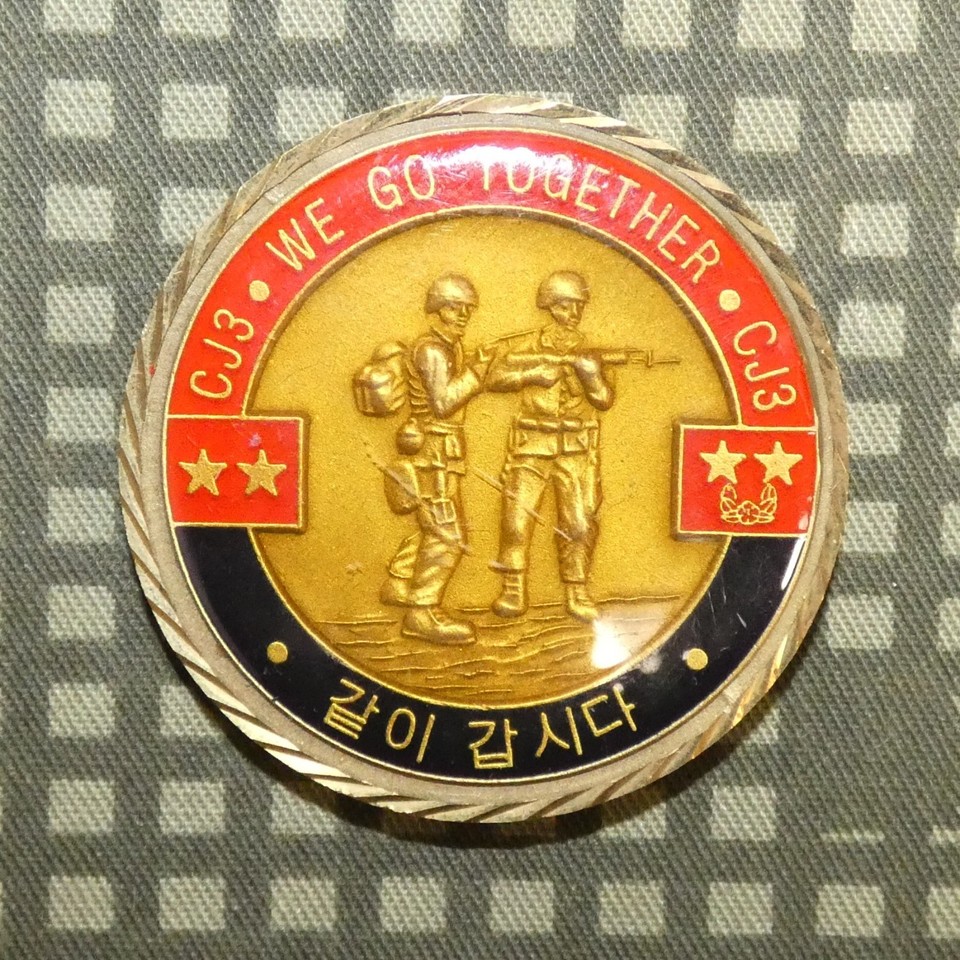 Original US Army Ops Commander UNC/CFC/USFK/EUSA 8th Army Korea Coin | eBay