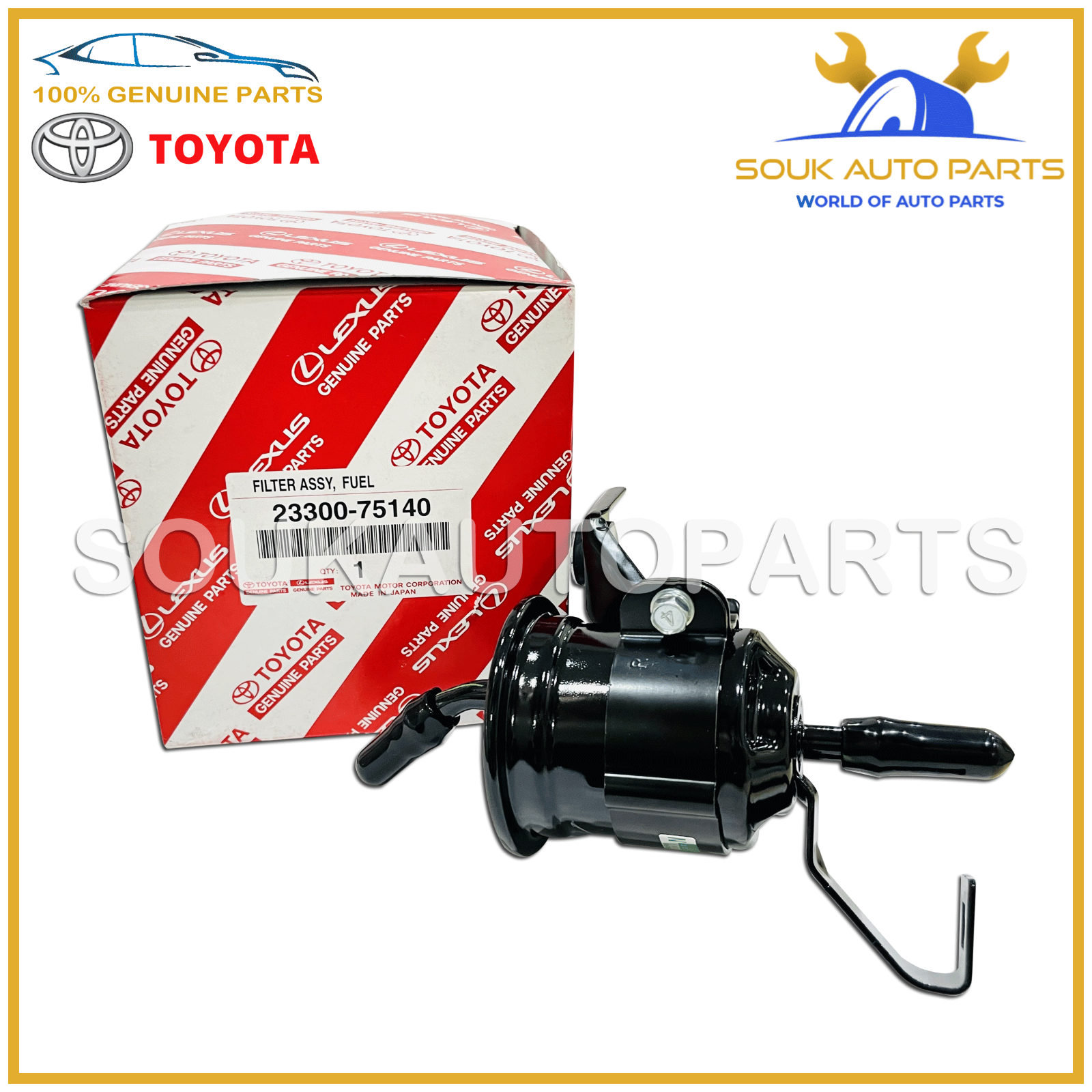 23300-75140 Genuine Toyota FILTER, FUEL (FOR EFI) 2330075140 OEM | eBay