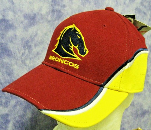 NRL BRISBANE BRONCOS CAP Mex wave Official with original tags - NEW ...