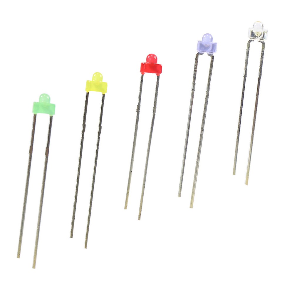100 x 1.8mm Mixed color LEDs & Free Resistors #LED1.8 | eBay