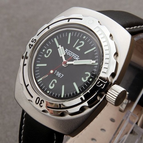 Vostok Amphibia '1967' Custom Russian Dive Watch, New, Boxed, UK seller ...