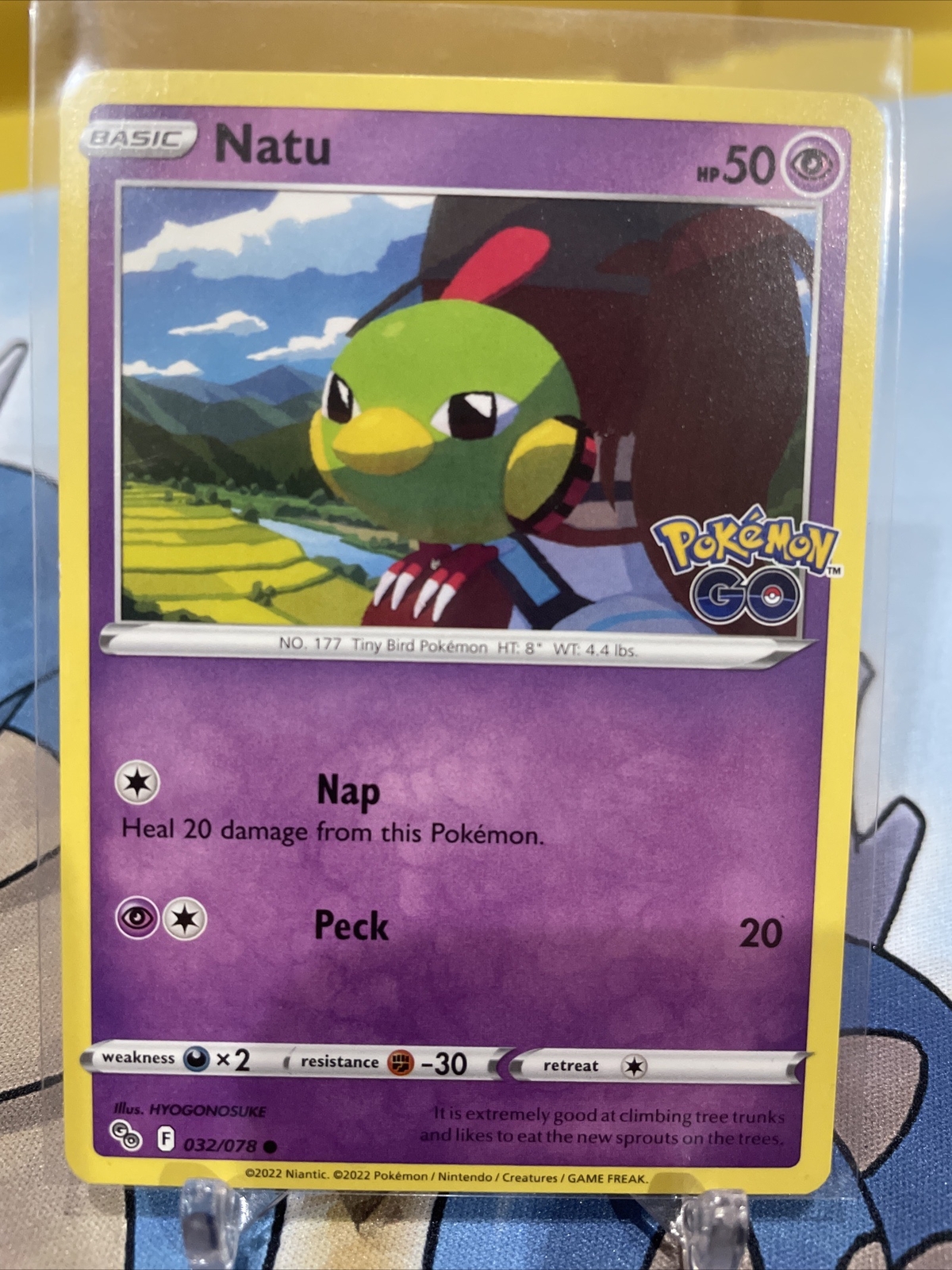 Pokémon TCG Natu Pokemon Go 032/078 Regular Common | eBay
