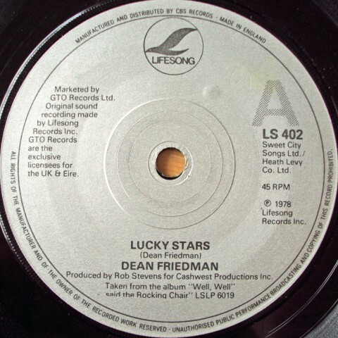 Dean Friedman - Lucky Stars (7", Single) | eBay.de